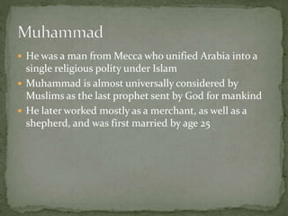 The history of islam | PPTX