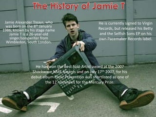 The history of jamie t | PPT