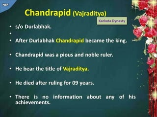 The History of Kashmir Karkota Dynasty NEP.pptx