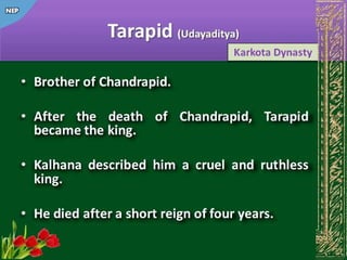 The History of Kashmir Karkota Dynasty NEP.pptx