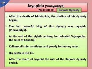 The History of Kashmir Karkota Dynasty NEP.pptx