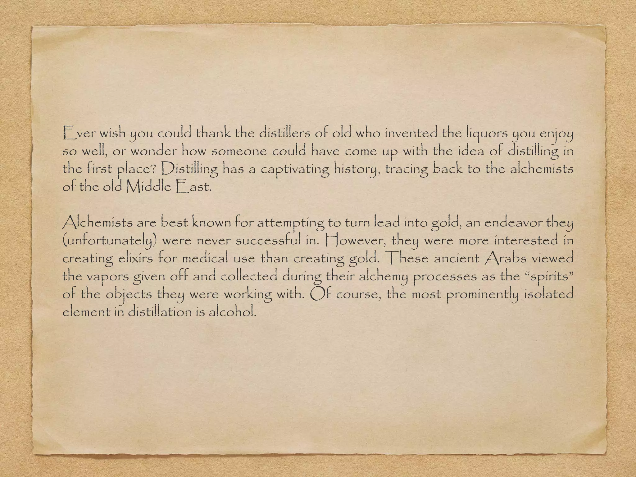 The History of Liquor | PPTX
