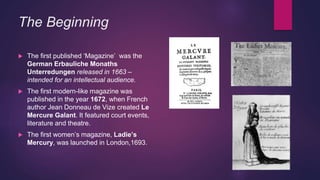 The History of Magazines | PPT