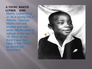 The History of Martin Luther King | PPT