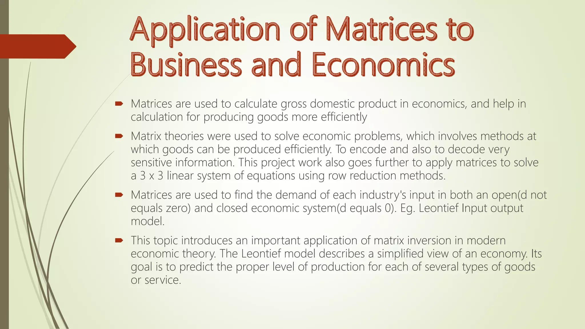 The History of Mathematics and Application of Matrices.pptx