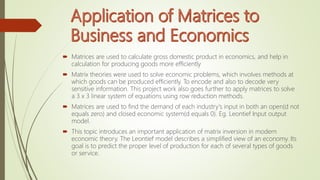 The History of Mathematics and Application of Matrices.pptx