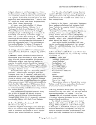 The history of meat alternatives - SoyaInfo Centre | PDF