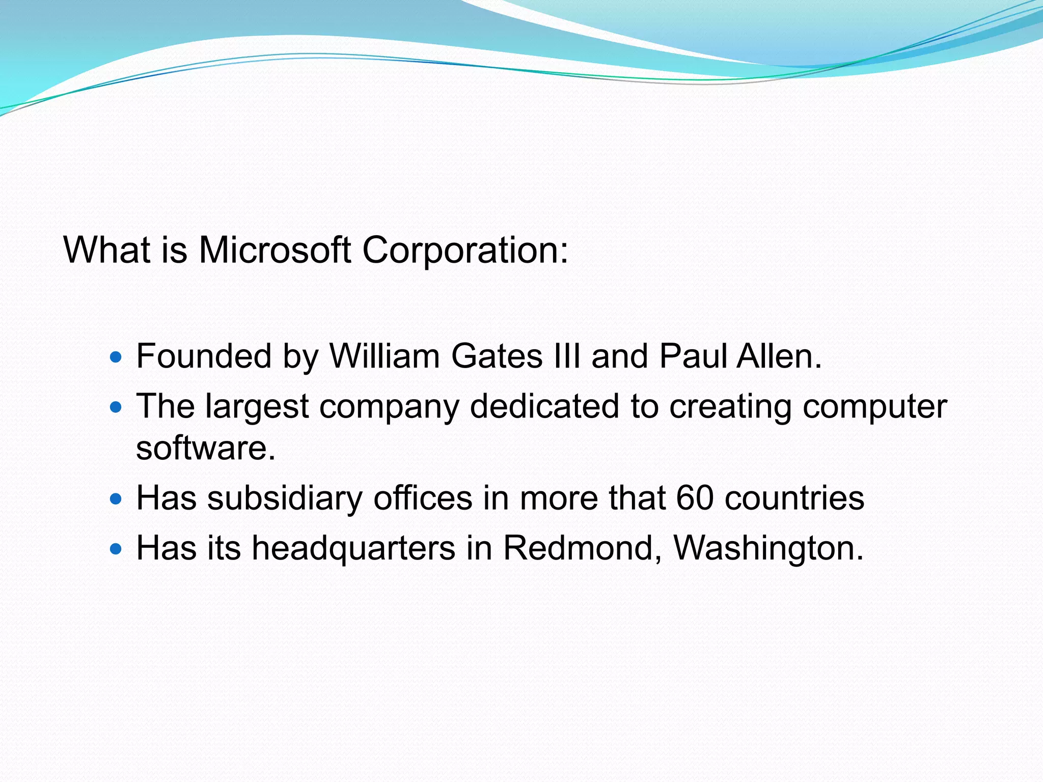 The history of microsoft | PPTX