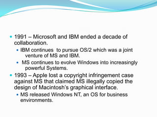The history of microsoft | PPTX