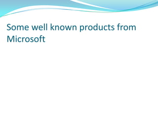 The history of microsoft | PPTX