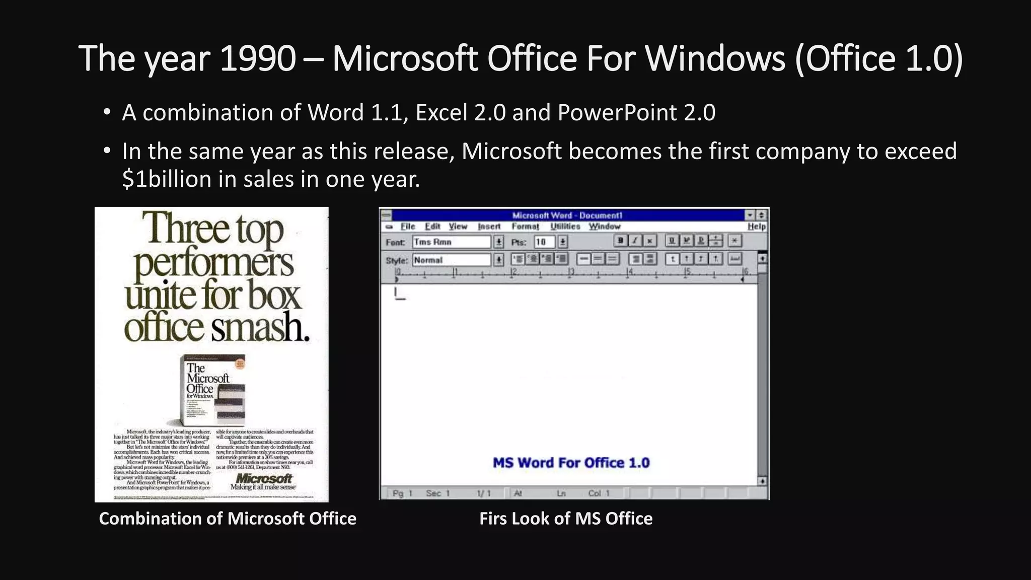 The History of Microsoft Office_Roll No. 1007_ M.Tariq_ 4-30-2023_.pptx
