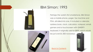 The history of mobile phones | PPT | Free Download