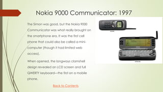 The history of mobile phones | PPTX