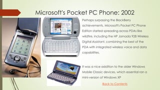 The history of mobile phones | PPTX