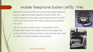 The history of mobile phones | PPTX