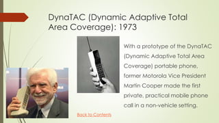 The history of mobile phones | PPTX