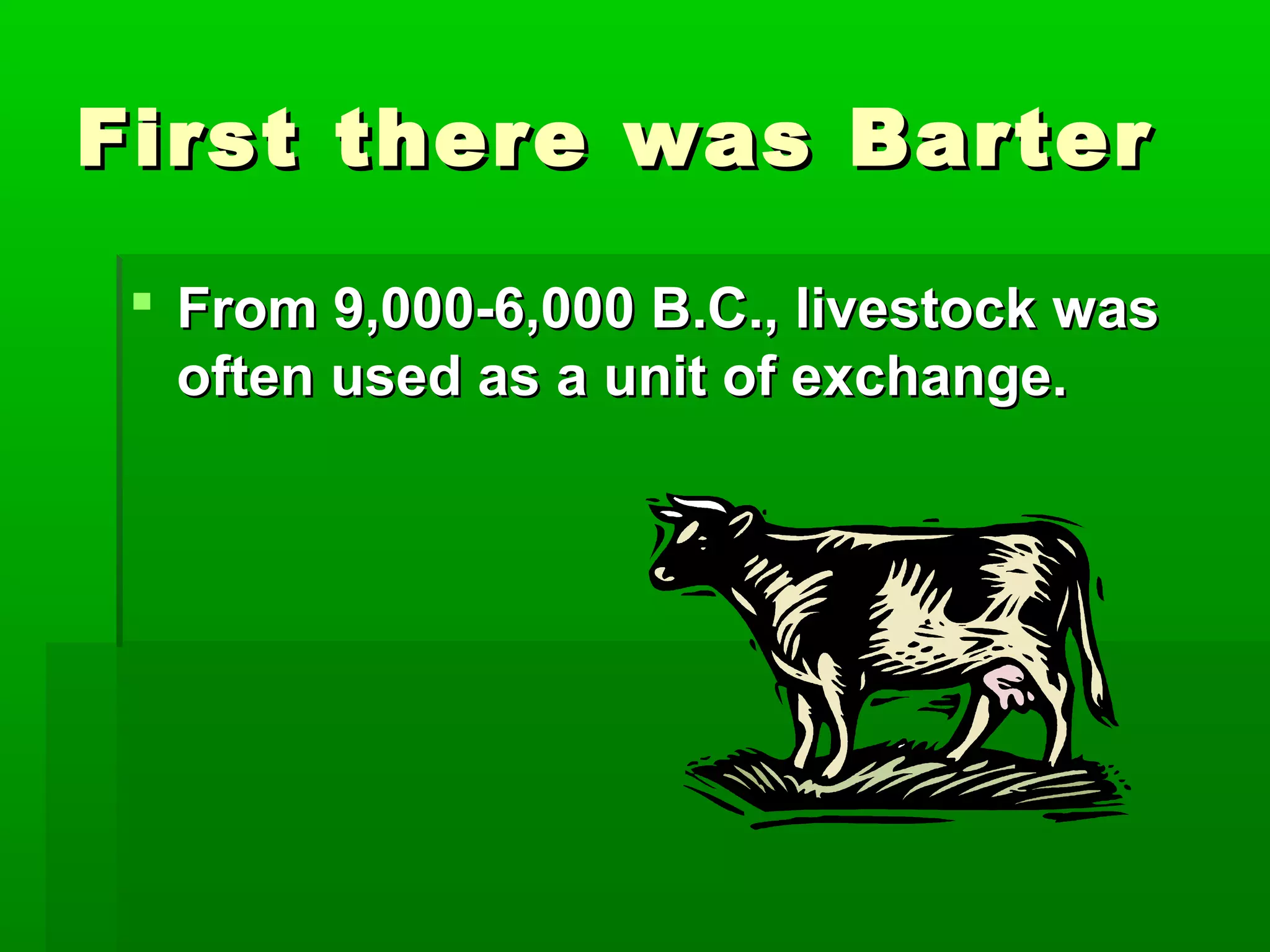 The History Of Money | PPT