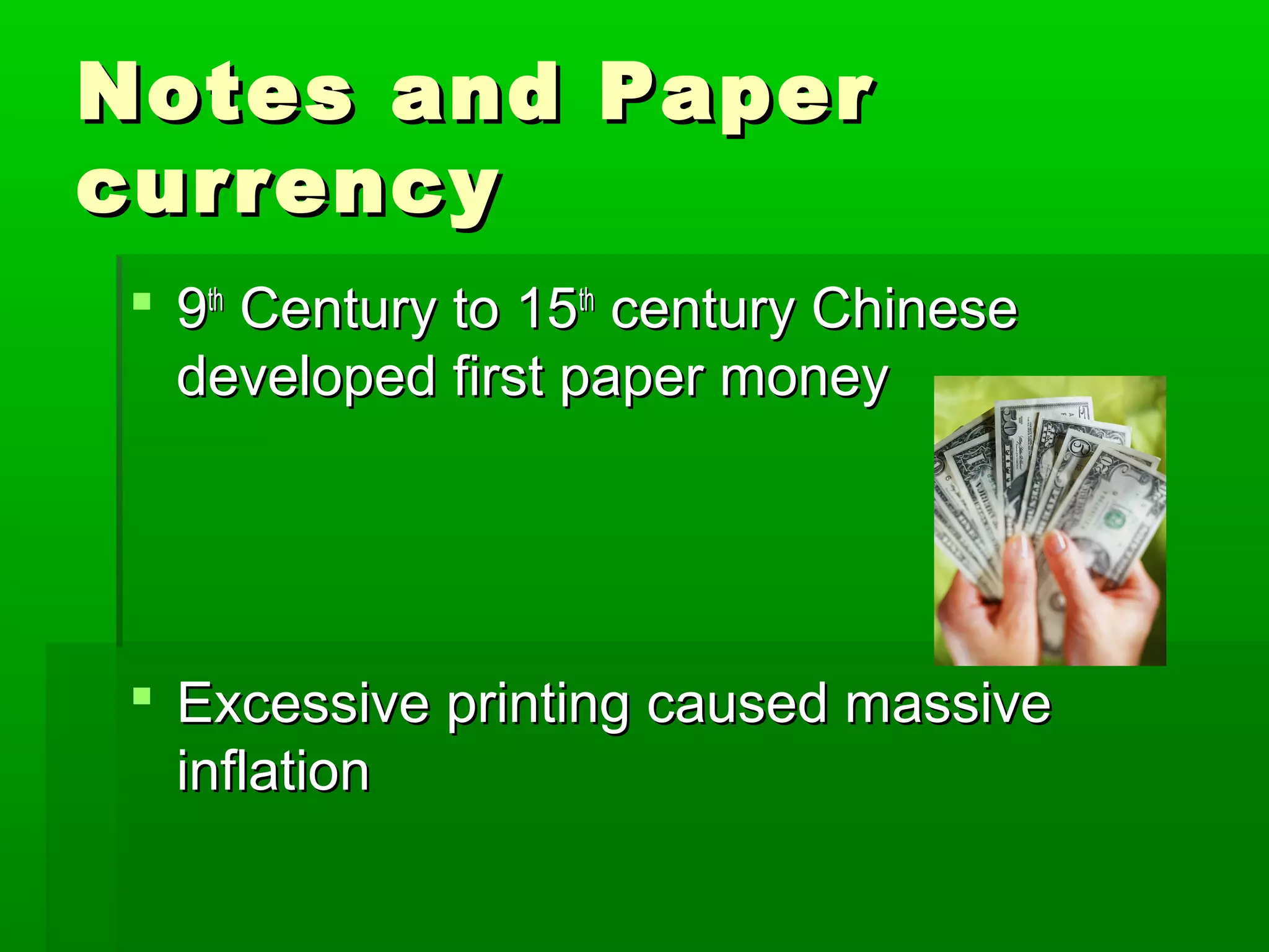 The History Of Money | PPT