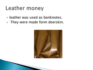 The history of money | PPT