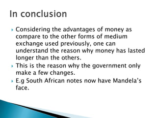 The history of money | PPT