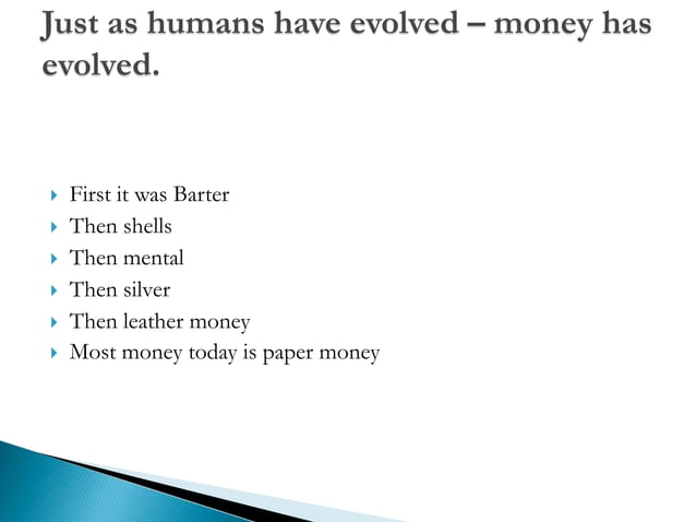 The history of money | PPT | Currencies | Economy