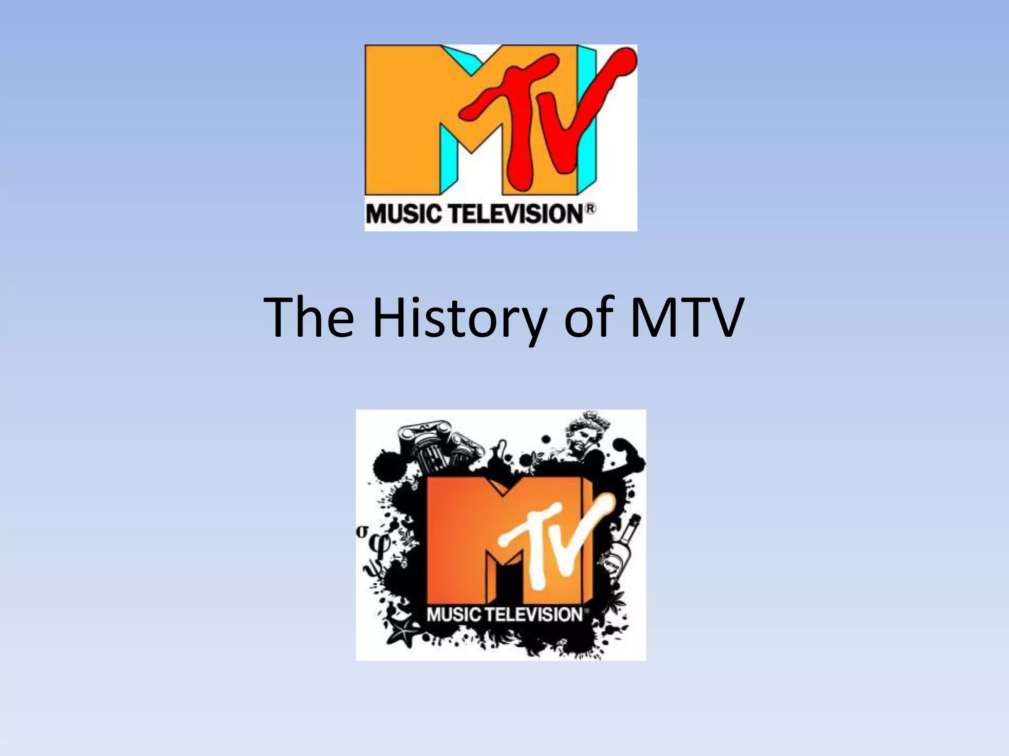 The History of MTV | PPTX