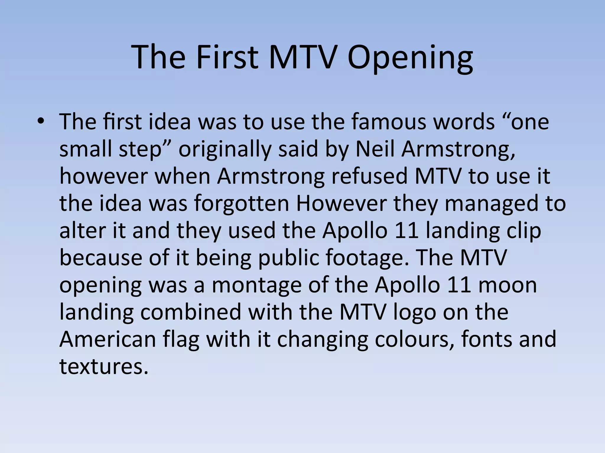 The History of MTV | PPTX