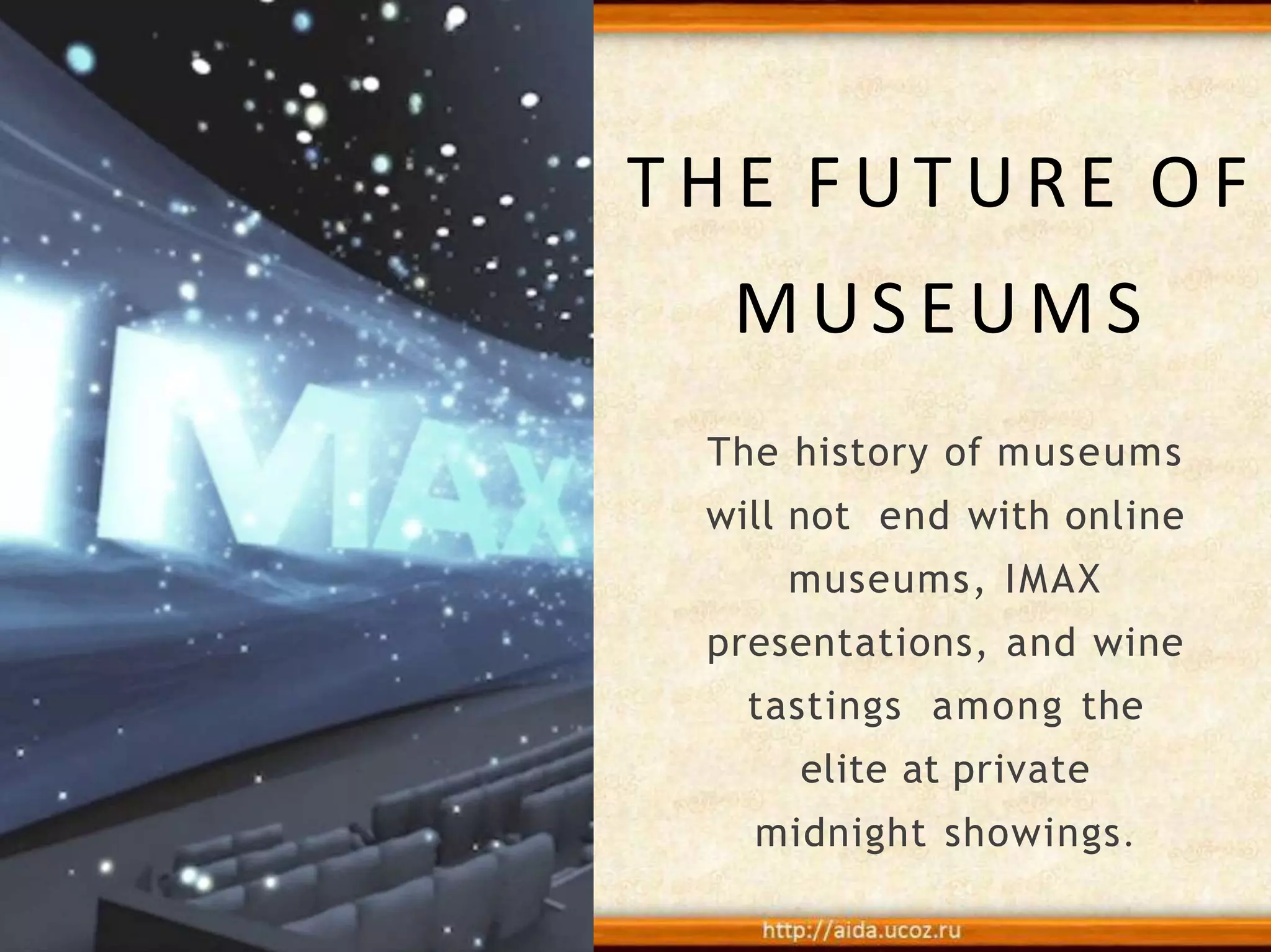 The history of museums | PPTX