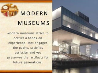 The history of museums | PPTX