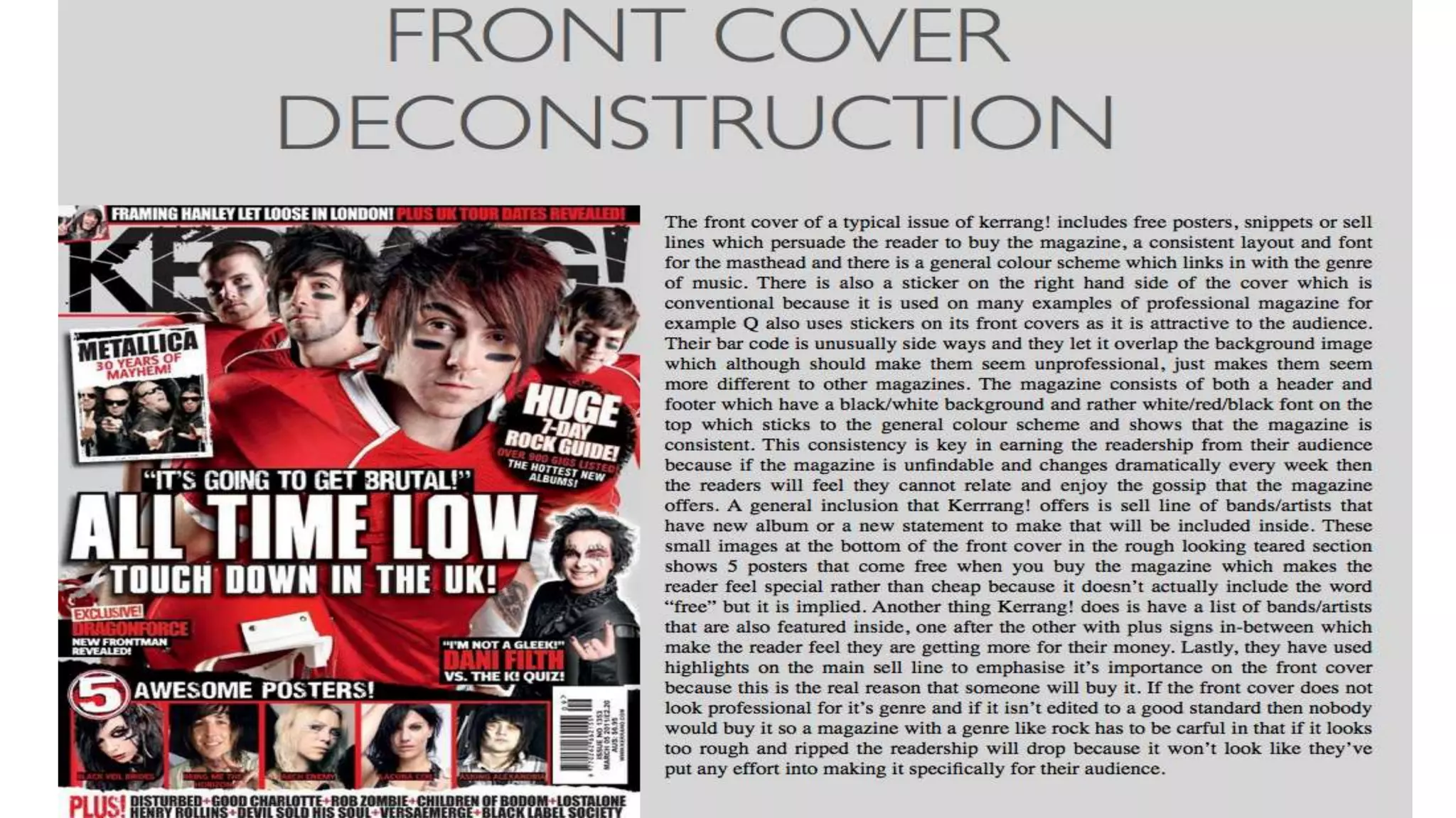 The History of music magazines - Analysis of two music magazines | PPTX