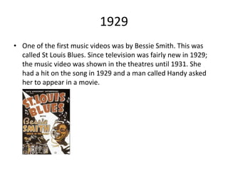 The history of music video | PPT