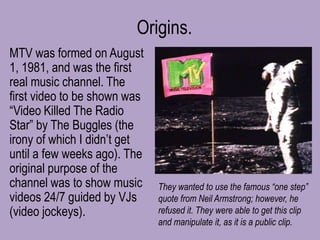 The History Of Music Videos. | PPTX | History | Genres