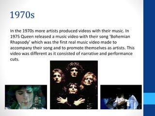 The History of Music Videos | PPTX | Contemporary Hits/Pop/Top 40 | Music