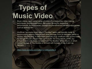 The History of Music Videos | PPT