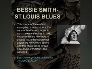 The History of Music Videos | PPT