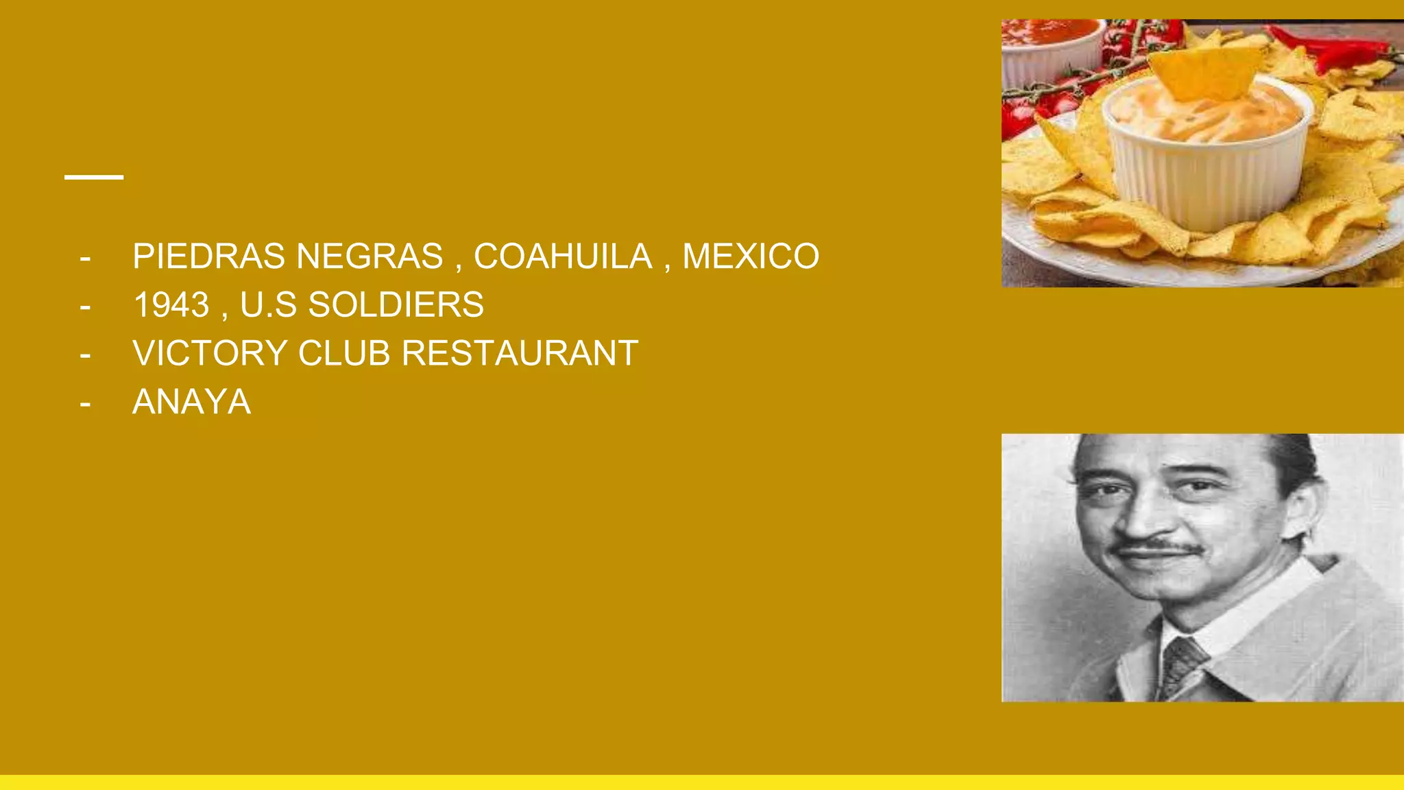 The history of nachos | PPT