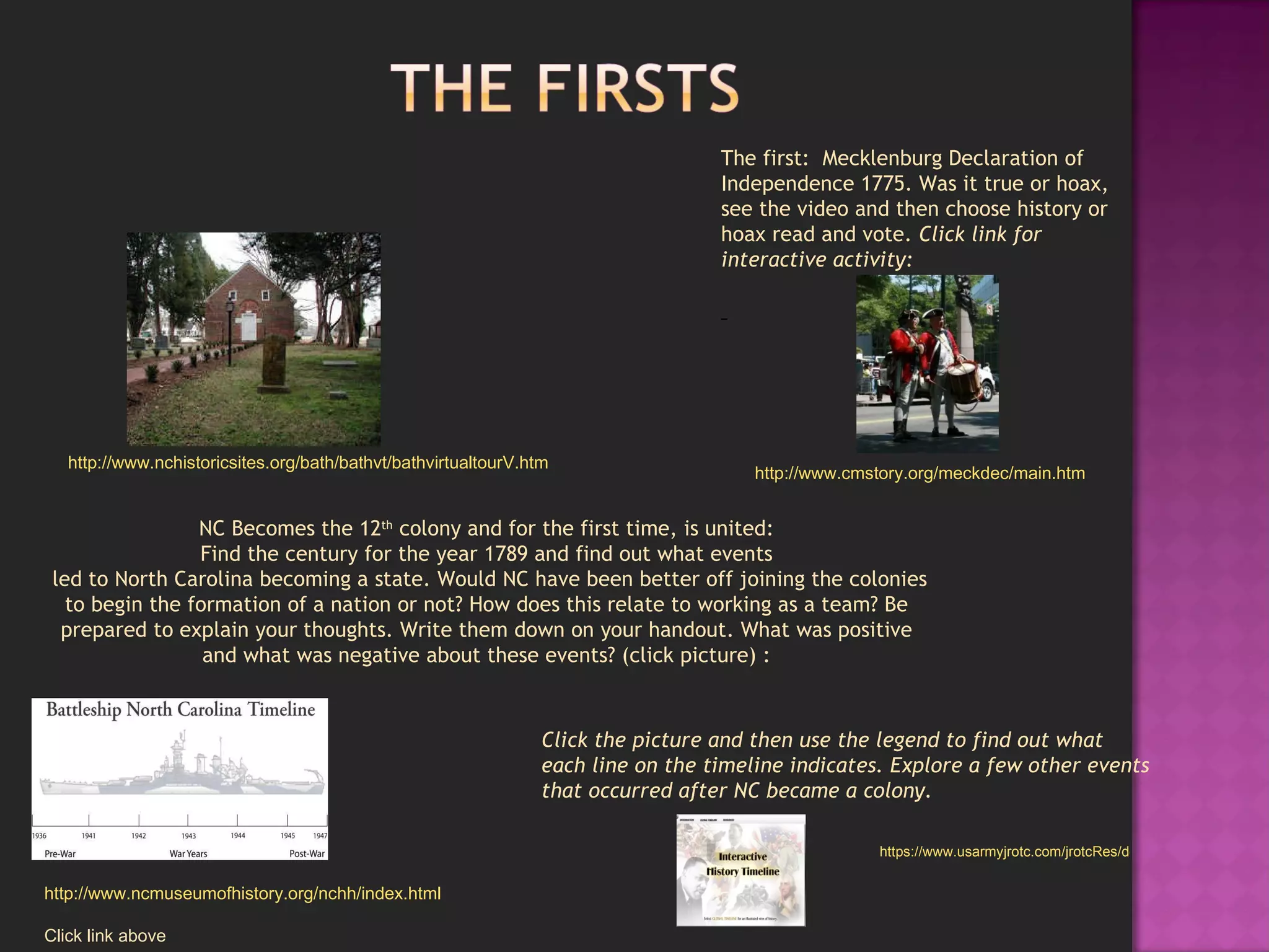 The history of North Carolina aug 30 | PPT | Crime & Harmful Acts to ...