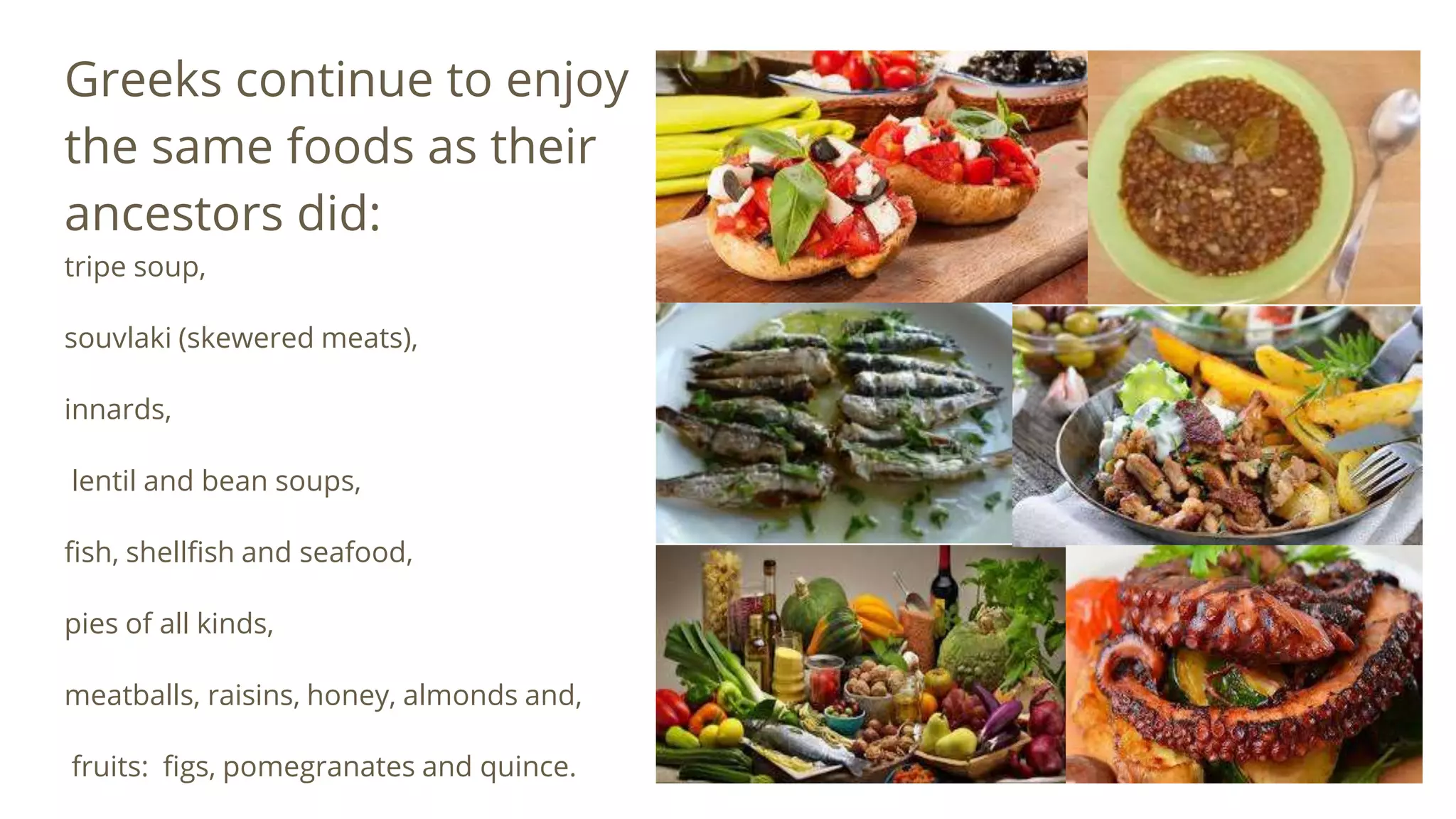 The history of greek food | PPTX