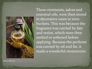 The History of Perfume | PPTX