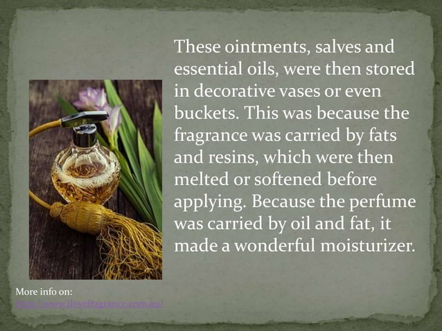 The History of Perfume | PPTX | Perfume and Fragrance | Beauty