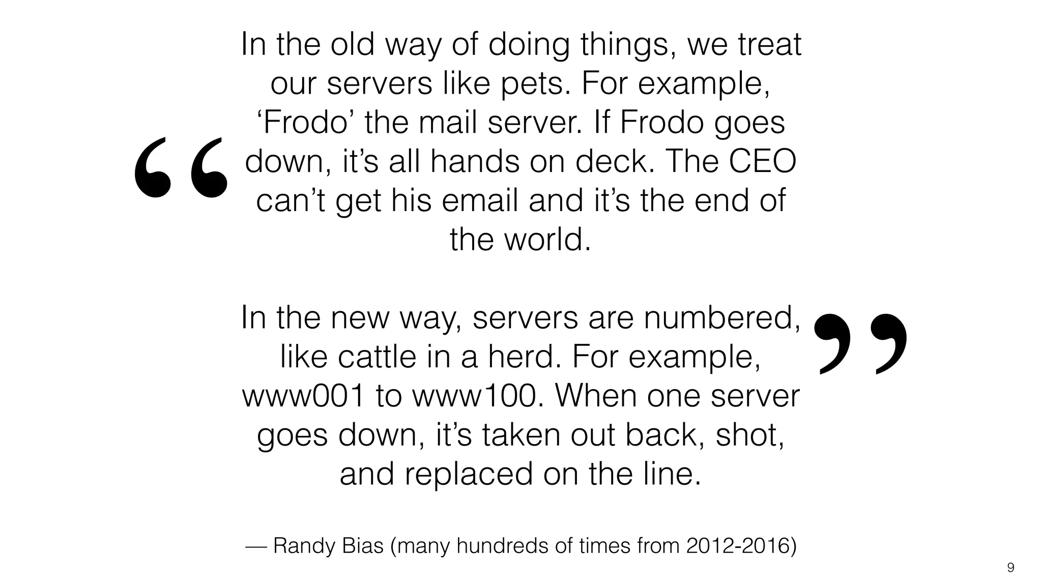 The History of Pets vs. Cattle ... And Using It Properly | PDF