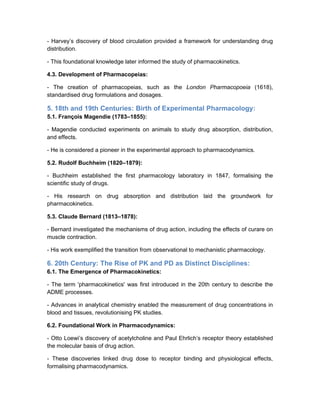 The History of Pharmacokinetics and Pharmacodynamics From Ancient Times ...
