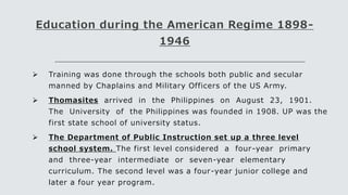 The History of Philippine Education System Lecture No. 4.pptx