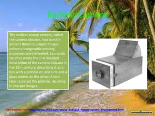 The history of photography | PPT