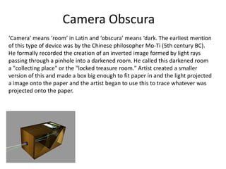 The history of photography | PPTX