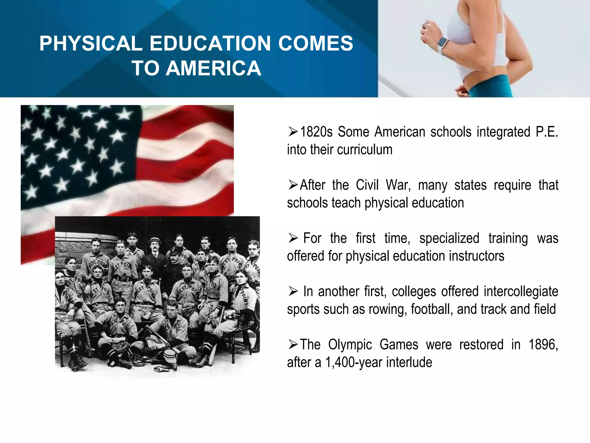 The History of Physical Education | PDF