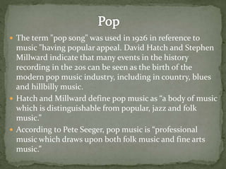 The history of pop and rap. | PPTX | Hip Hop Music | Music