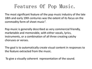 The history of pop music | PPT