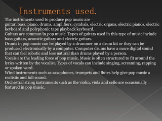 Genre:POP MUSIC | PPT