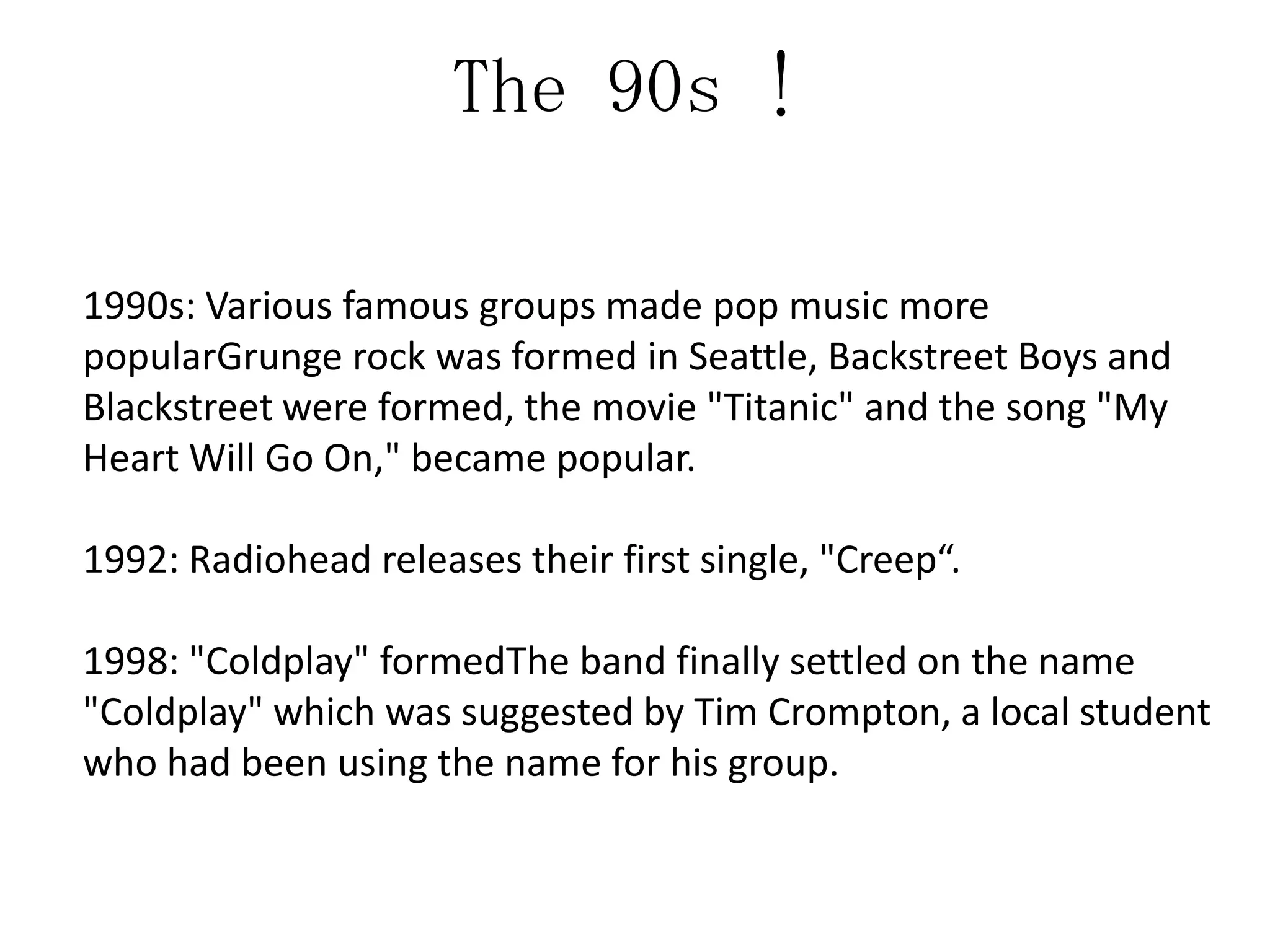 The history of pop music | PPTX